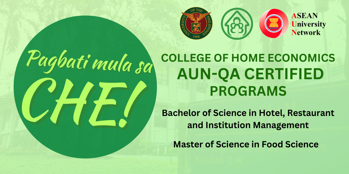 CHE Programs Earn Prestigious AUN-QA Certification – College of Home ...